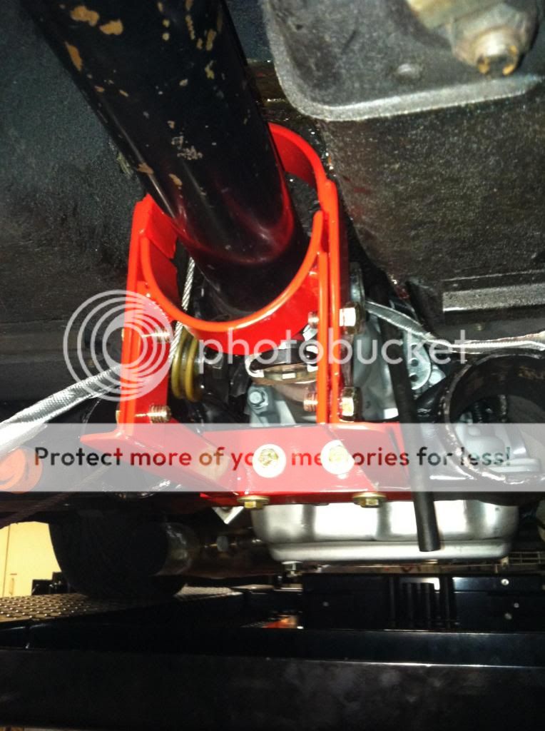 Winter repairs made and Home made Driveshaft hoop added | Corvette ...